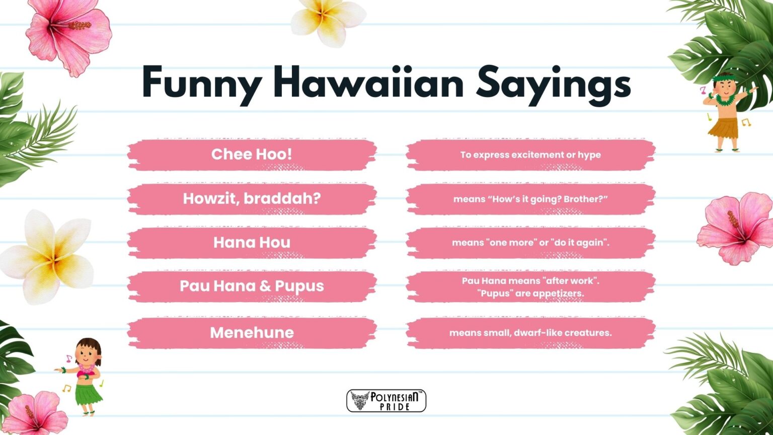 30 Funny Hawaiian Sayings With Meanings & Examples