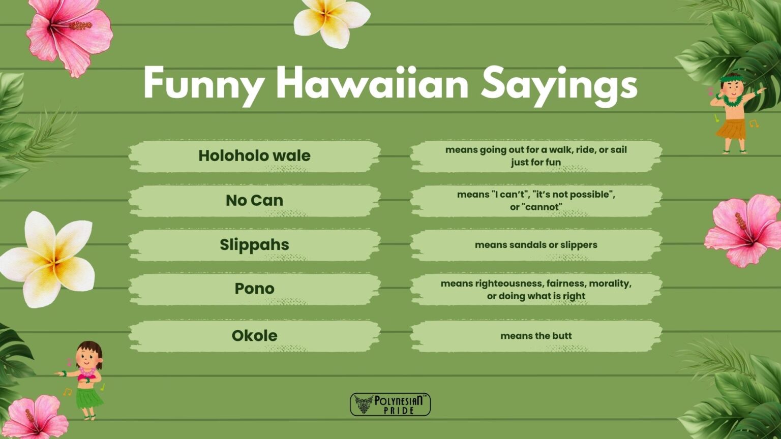 30 Funny Hawaiian Sayings With Meanings & Examples