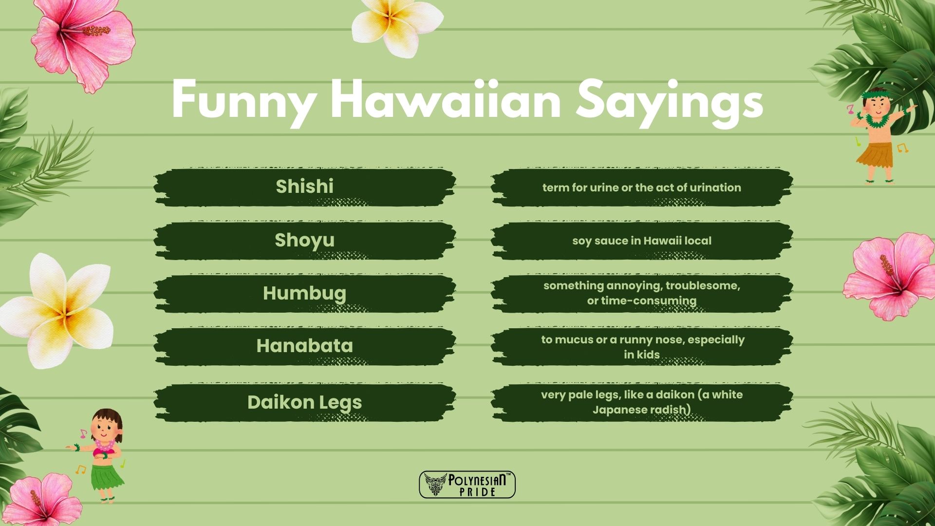 30 Funny Hawaiian Sayings With Meanings & Examples